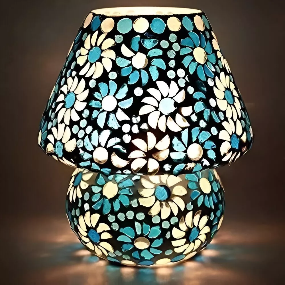 CLASSICO TRADING COMPANY Turkish Moroccan Mushroom Shaped Mosaic Table ...