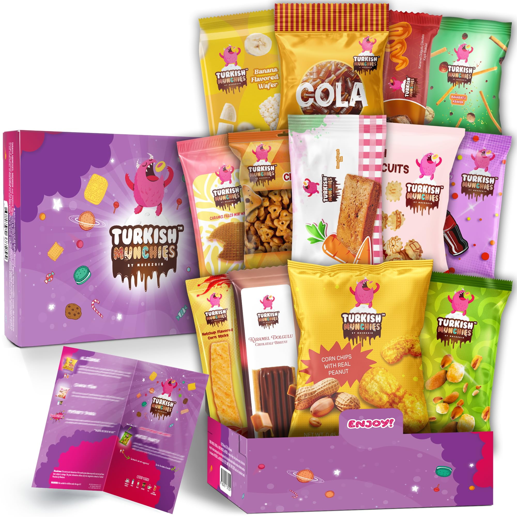 Turkish Munchies by Muekzoin MZF22 Midi International Food Gifts ...