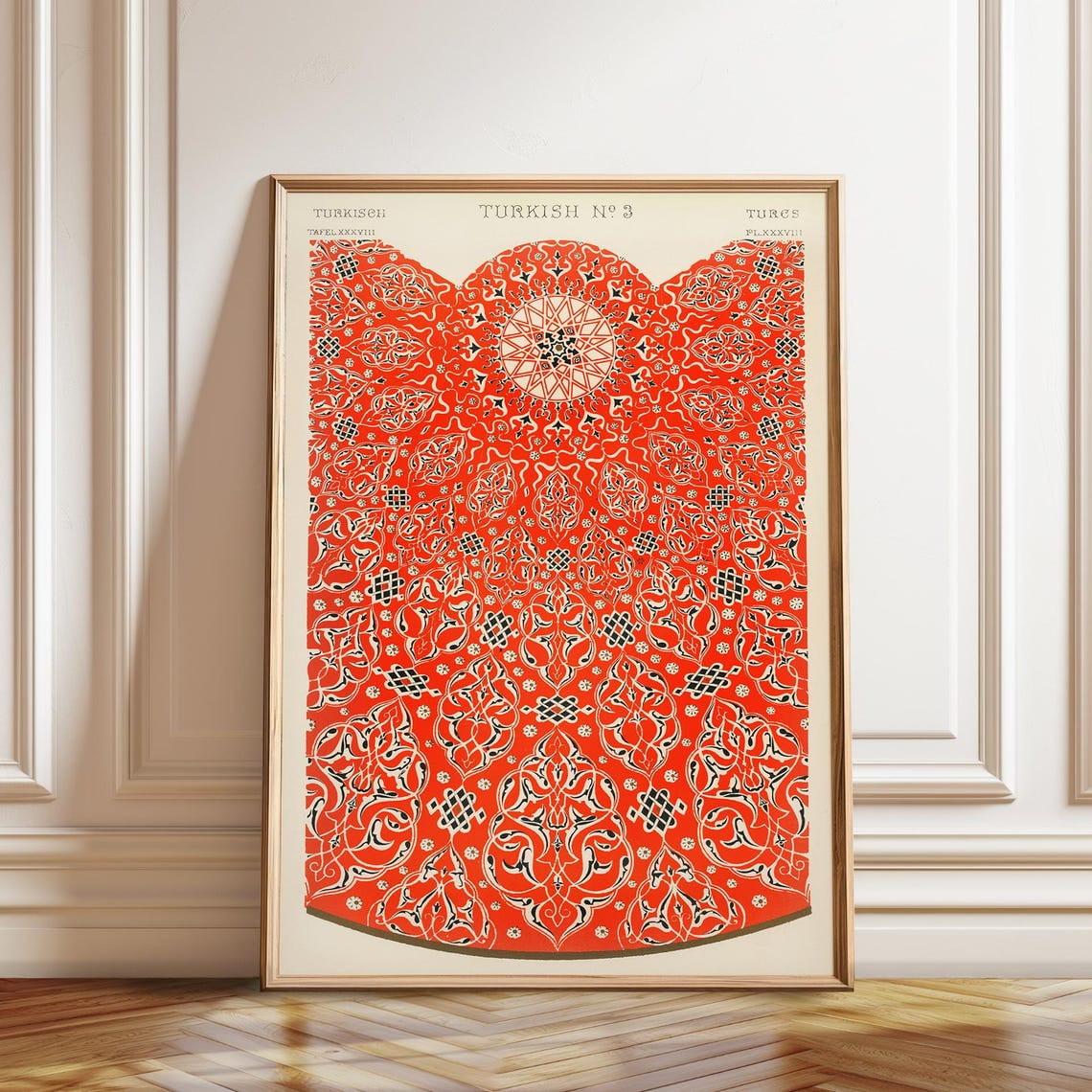 Turkish Poster Turkish Wall Art - The Grammar Of Ornament Vintage ...