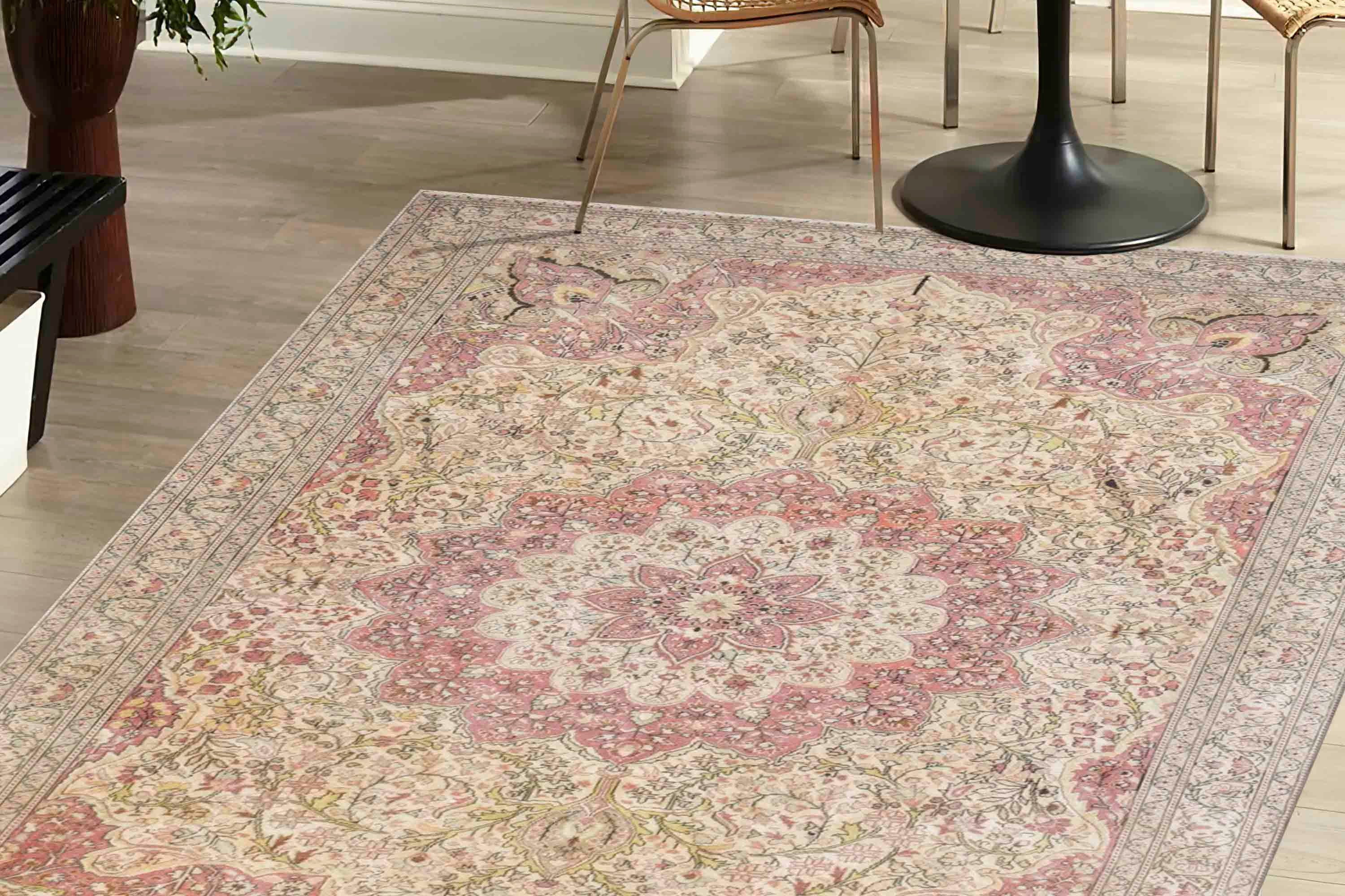 Turkish Rugs, Chenille Printed Design Rugs, Office Decor Rug, Beige Rug ...
