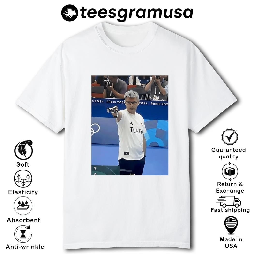 Turkish Shooter Dikec Yusuf Olympic 2024 Shirt - Walmart.com