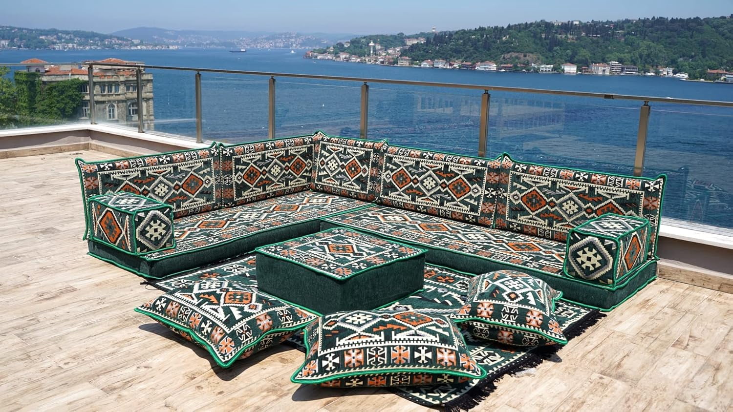 Turkish Sofa Set, Arabic Majlis Seating, Diwan Sofa, Floor Cushions for ...
