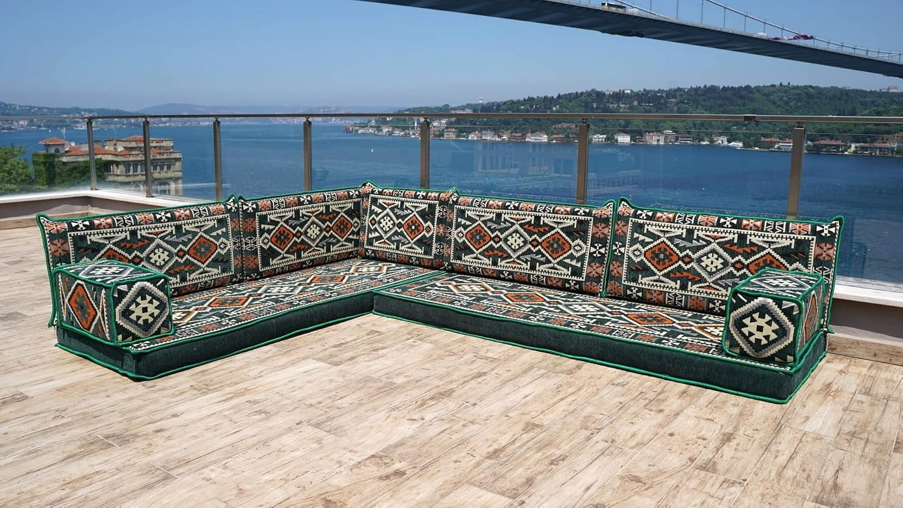 Turkish Sofa Set, Arabic Majlis Seating, Diwan Sofa, Floor Cushions for ...