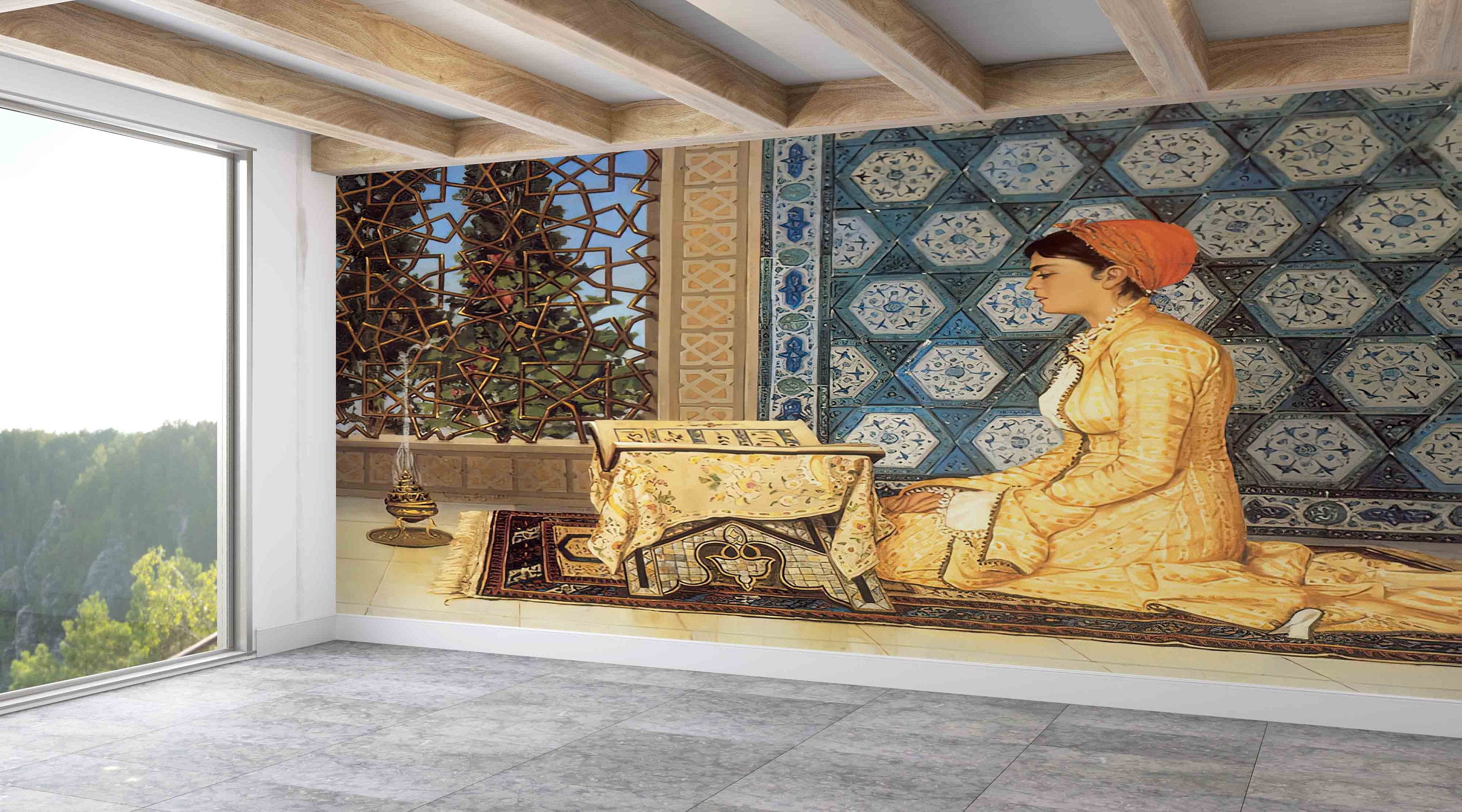 Turkish Wall Print, 3d Wallpaper, Bright Wallpaper, Modern Wallpaper ...