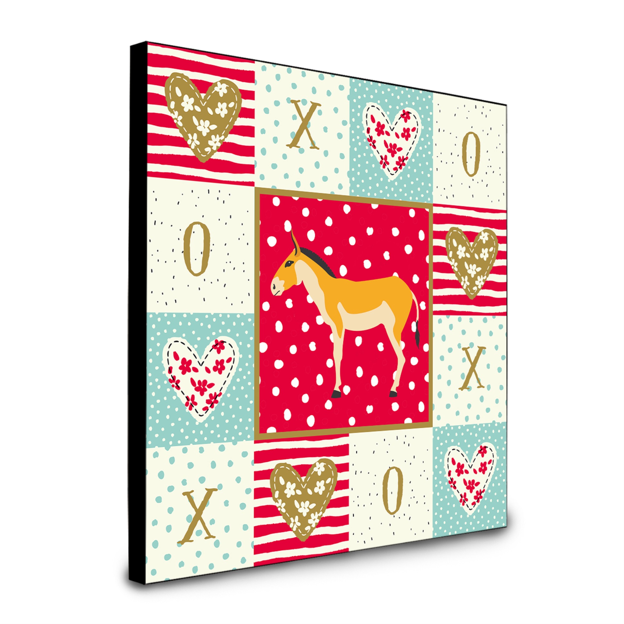 Turkmenian Kulan Donkey Love Artwork Wall Panel CK5281UP88 - Walmart.com
