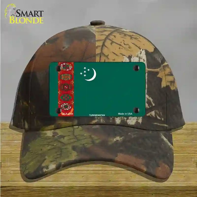 Turkmenistan Flag Novelty License Plate Hat Cotton Camoflauge - Walmart.com