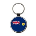 Turks and Caicos Islands Country Flag Metal Round Keychain - Walmart.com