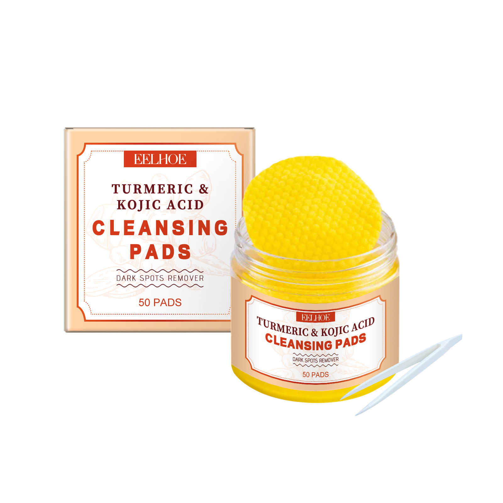Turmeric Acid Cleansing Pads: Turmeric Cleasing Pads for Face Cleansing ...