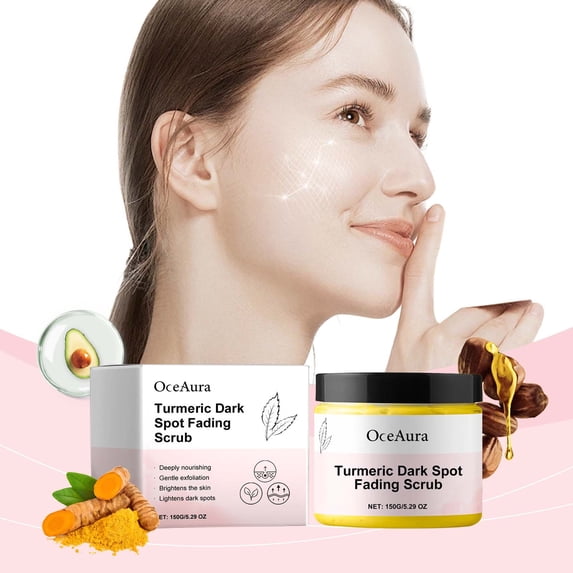 Turmeric Body Scrub - Skin Brightening Face & Body Scrub with Turmeric ...