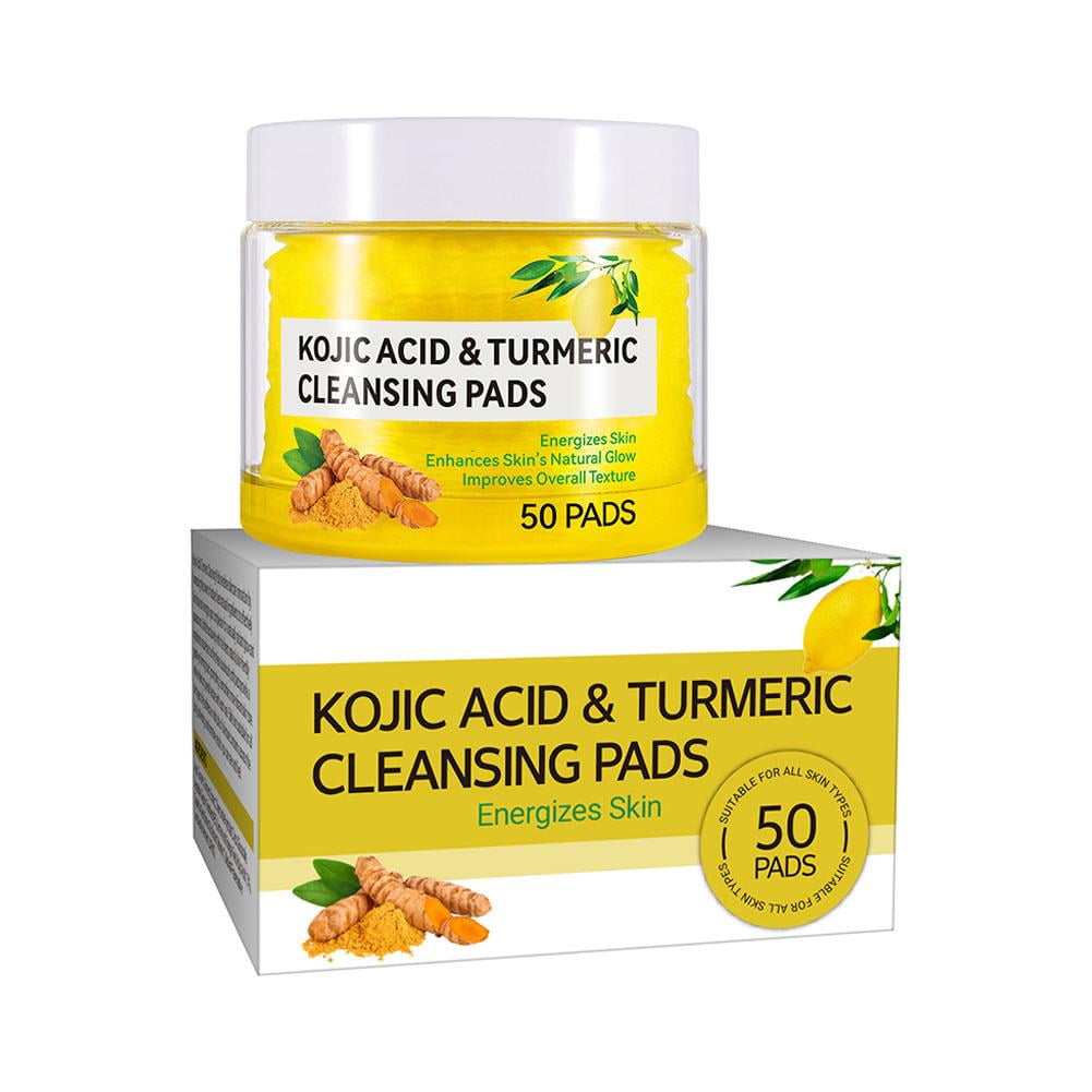 Turmeric Cleansing Pads For Dark Spots, Kojic Acid Cleansing Turmeric ...