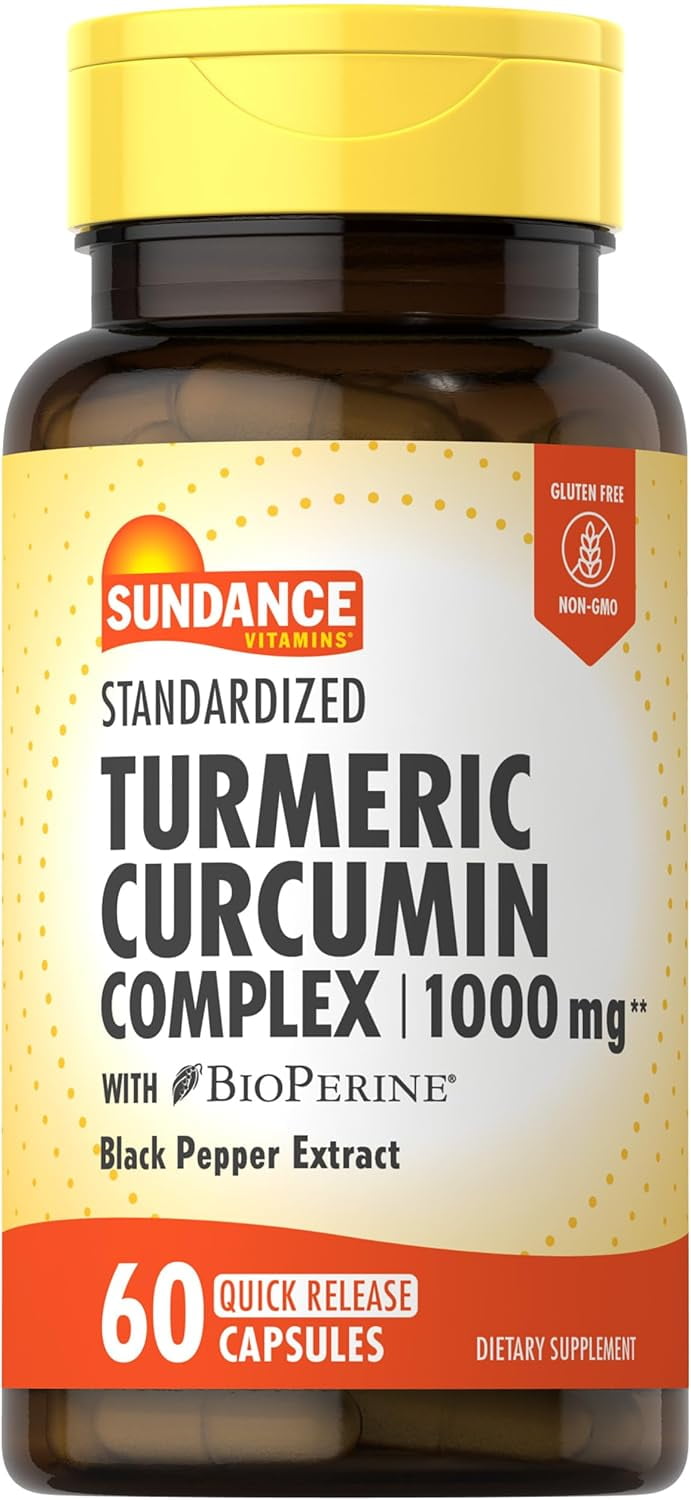 Turmeric Curcumin Complex 1000mg | 60 Capsules | With BioPerine for Men ...