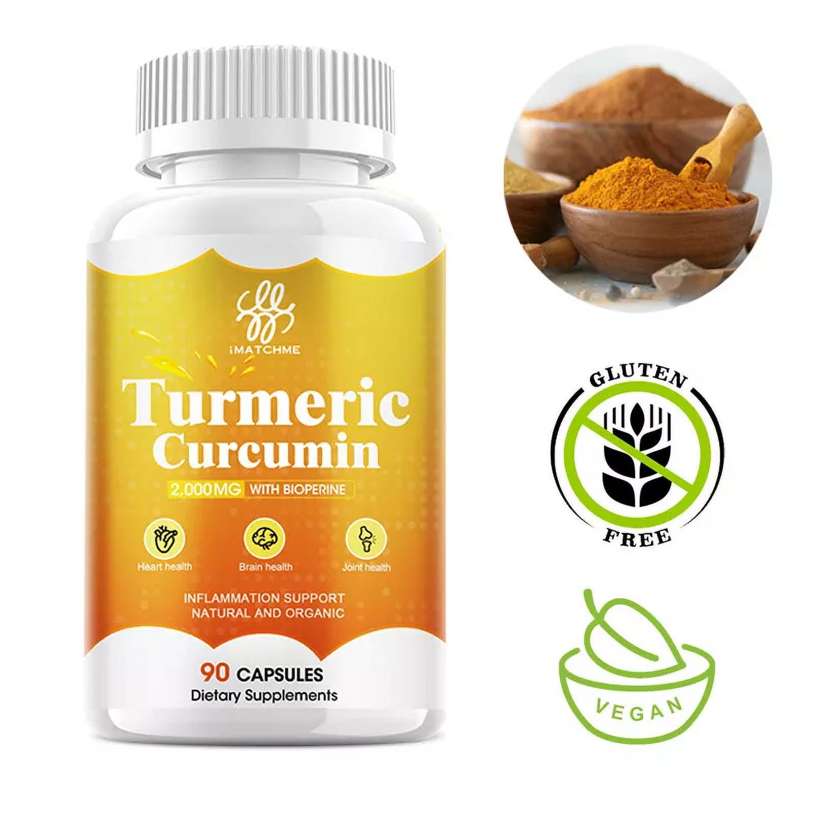 Turmeric_Curcumin_Vegetarian_Capsules_2000Mg_Herbal_Extract_With ...