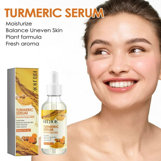 Turmeric Dark Spot Corrector Face Serum 30ml - Natural Brightening Skin ...