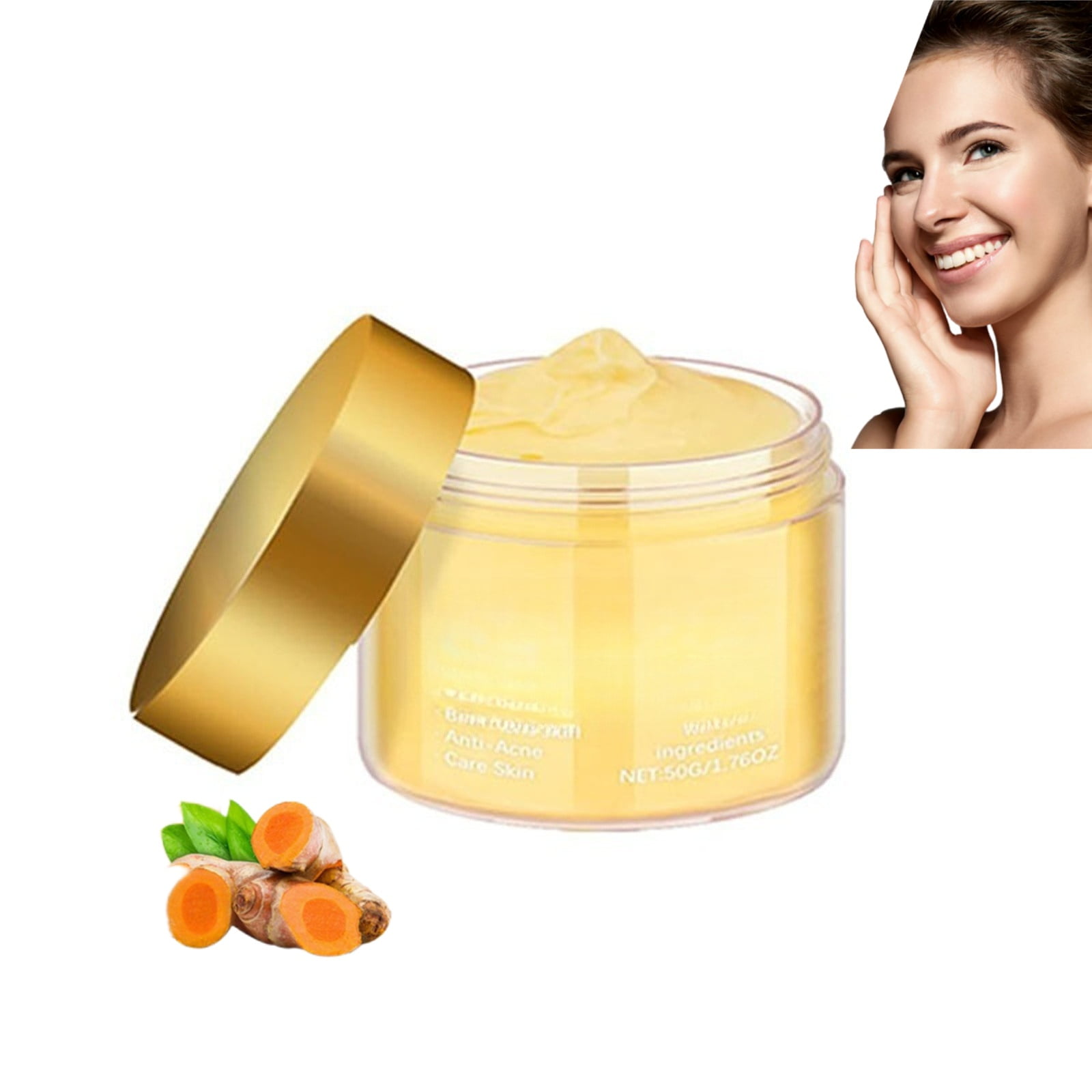 Turmeric Face Cream for Face & Body - All Natural Turmeric Skin Lotion ...