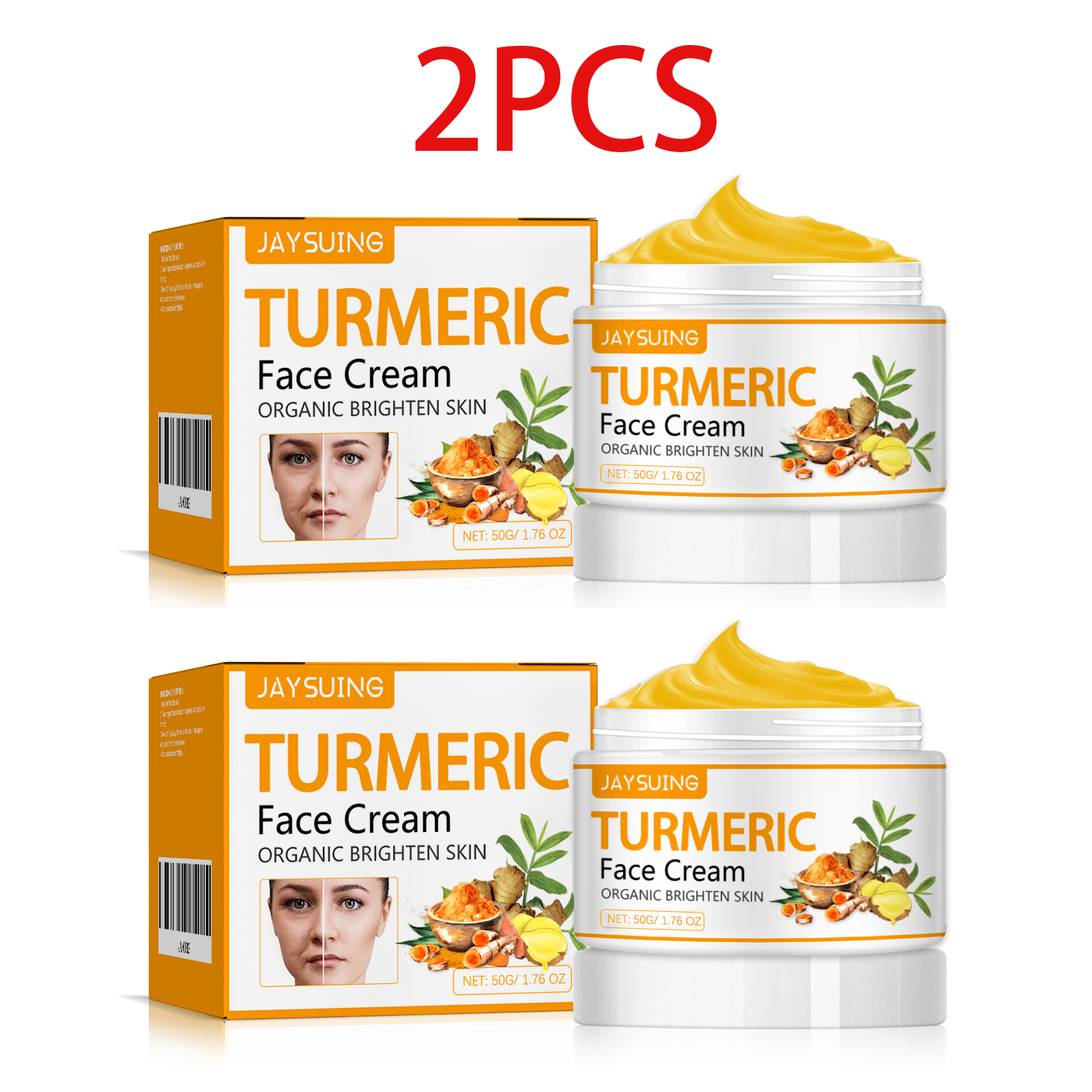 Turmeric Face Cream For Face -Turmeric Moisturizer Cream For Soothing ...