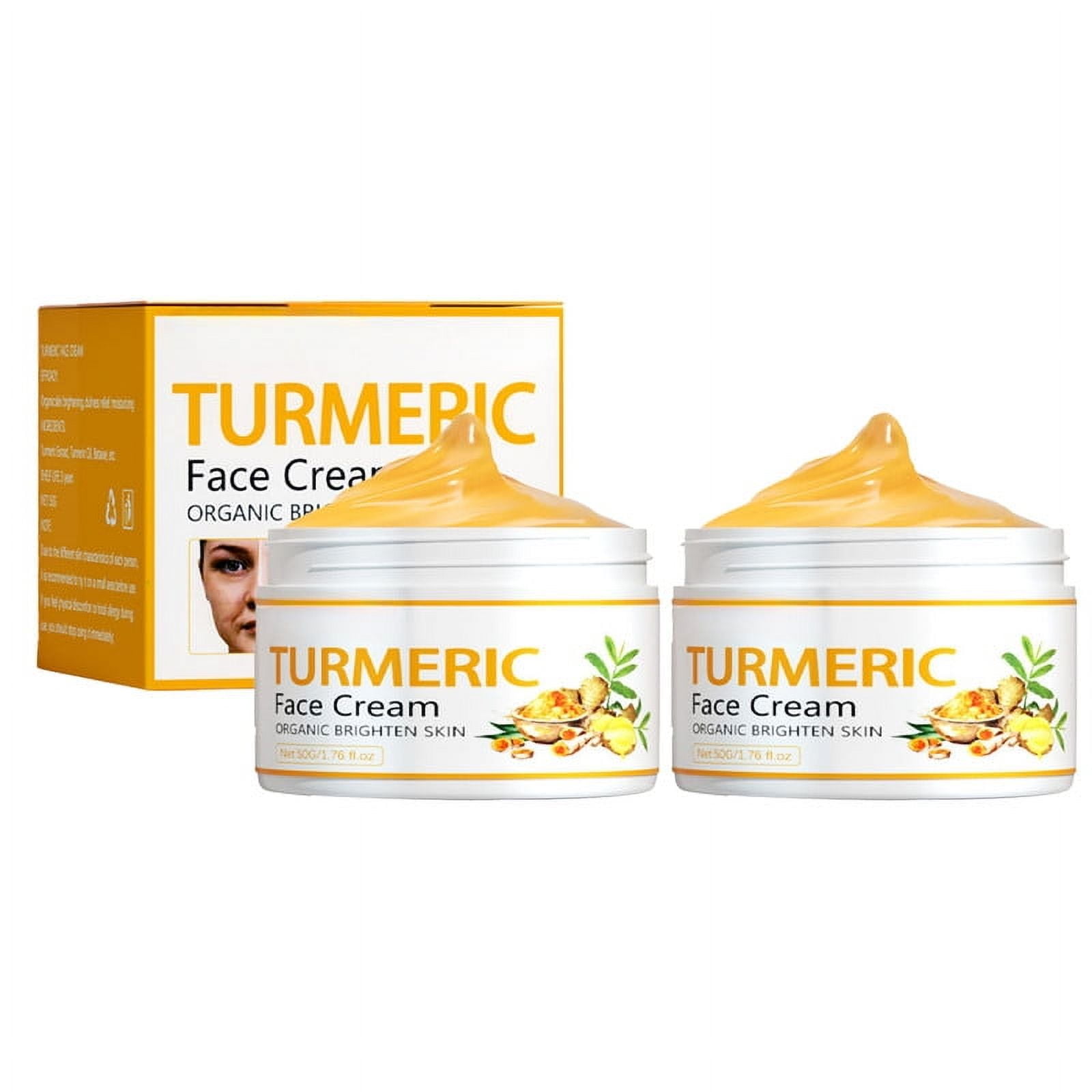 Turmeric Face Cream for Hydrating & Tightening Skin,Turmeric Skin ...