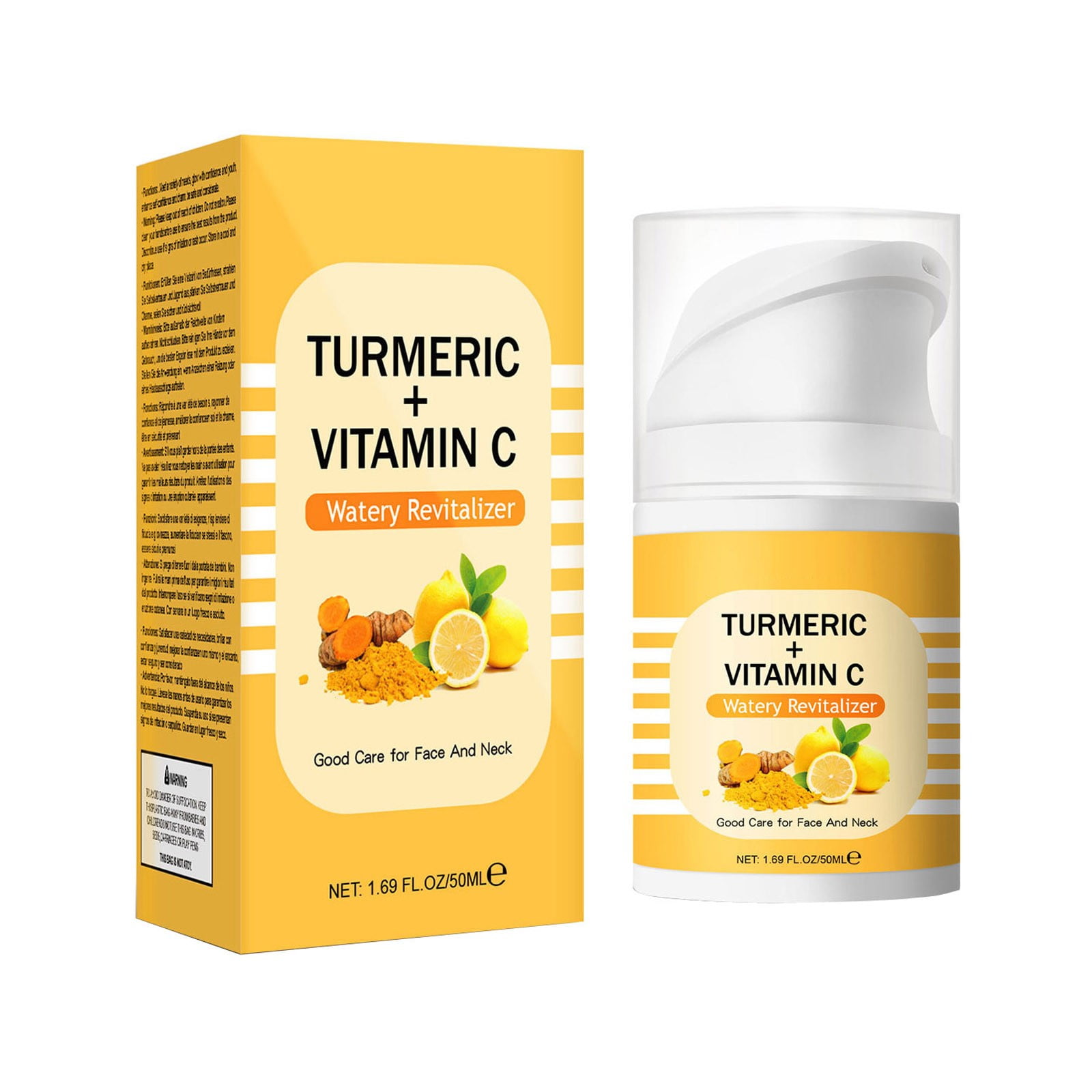 Turmeric Face Cream with Vitamin C – Glow Booster, Anti-Aging & Skin ...
