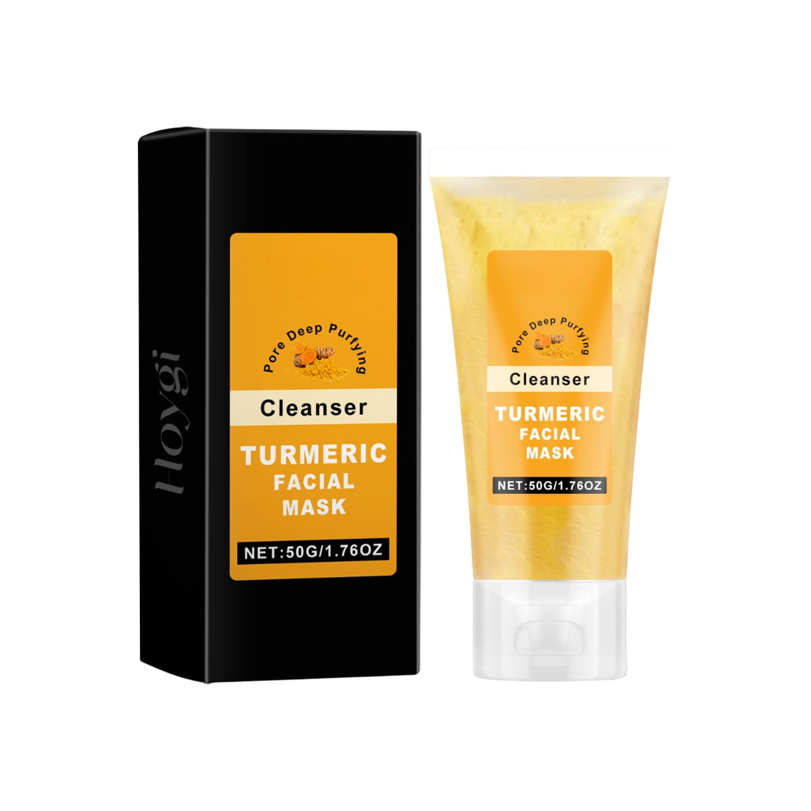Turmeric Face Mask,Turmeric Tear Off Facial Mask,Deeply Cleanses ...