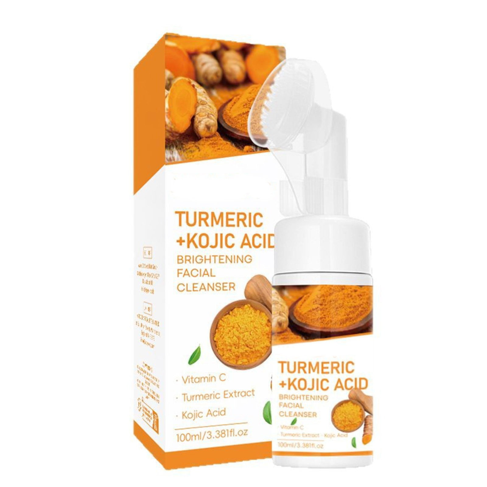 Turmeric Facial Cleanser, 100ml Turmeric Brightening Facial Cleanser ...