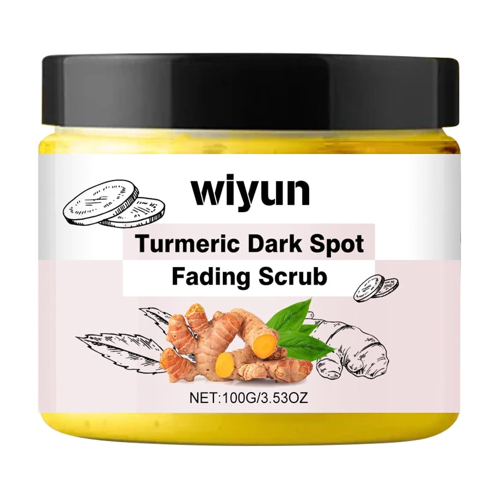 Turmeric Facial Scrub Deep Body Cleansing Gentle Exfoliating Nourishing ...
