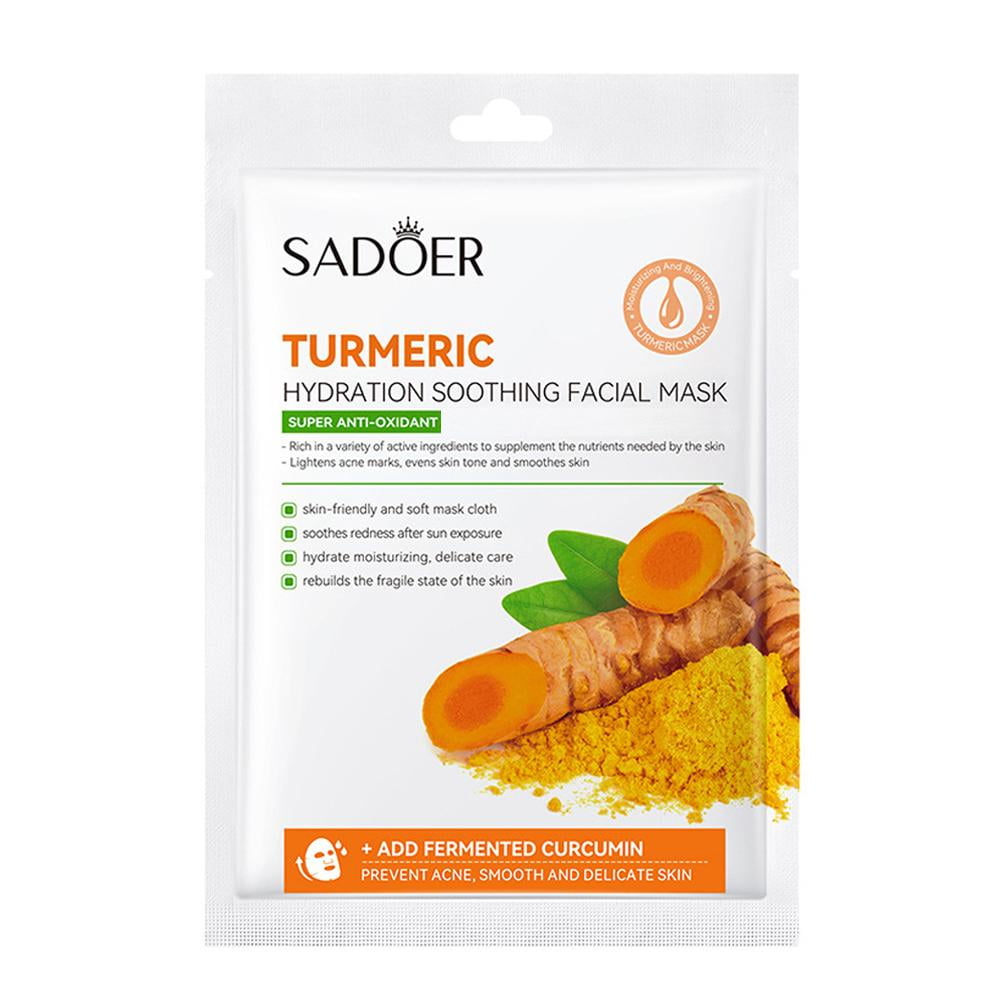 Turmeric Hydrating Soothing Face Mask For Deep Moisturizing Soothing ...