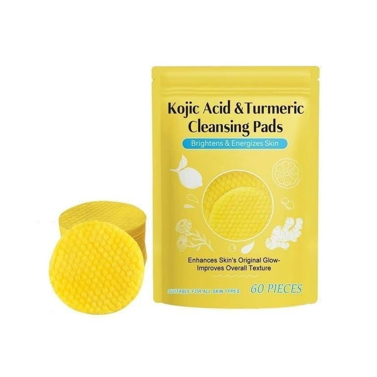 Turmeric Kojic Acid Cleansing Pads Turmeric Cleansing Pads for Dark ...