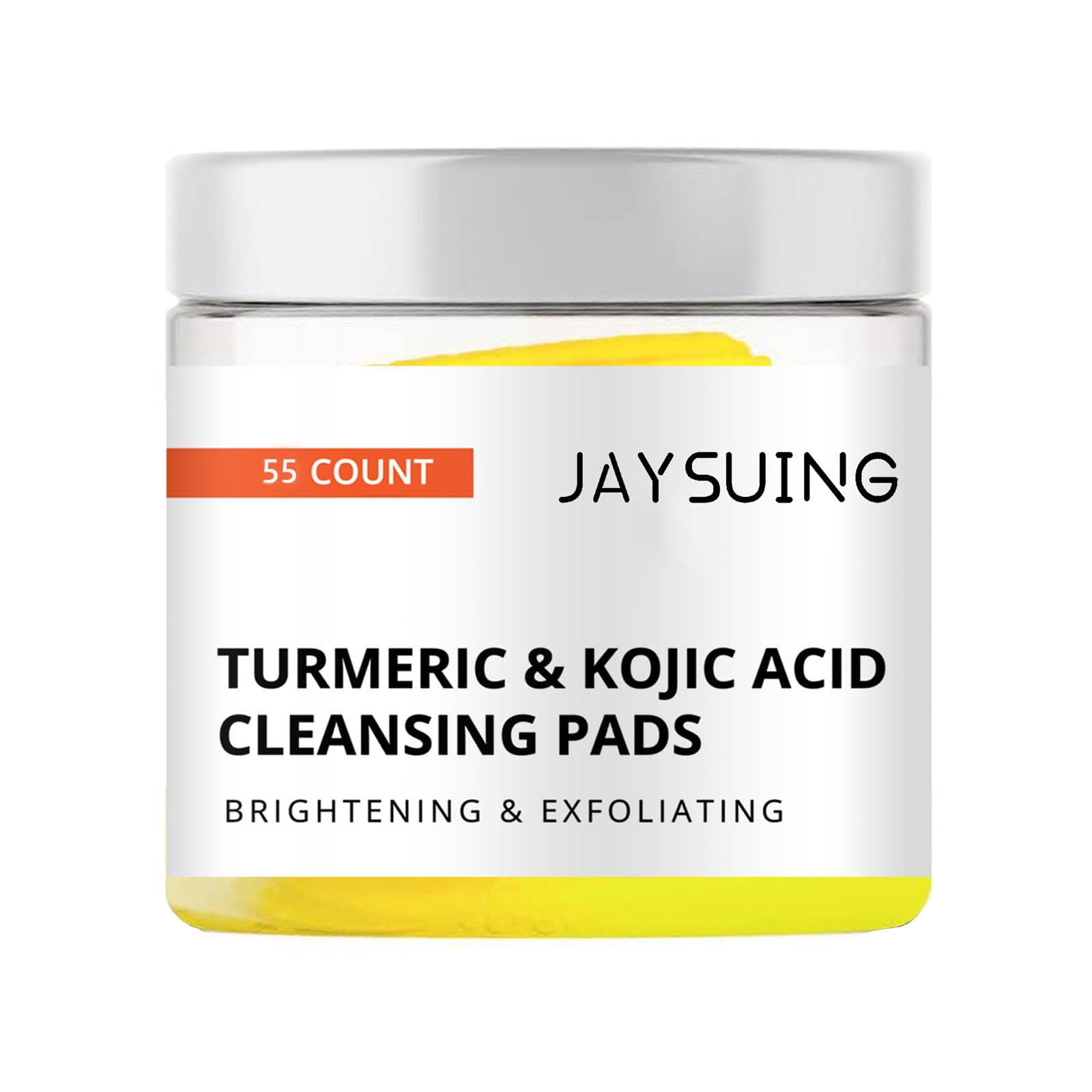Turmeric Kojic Cleansing Pads, Turmeric Face Exfoliating Pads for Acne ...