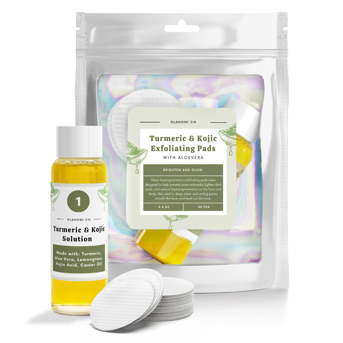 NEW Turmeric Cleansing Pads for Dark Spots, Turmeric Kojic Acid Pads ... NEW Turmeric Cleansing Pads for Dark Spots, Turmeric Kojic Acid Pads ...