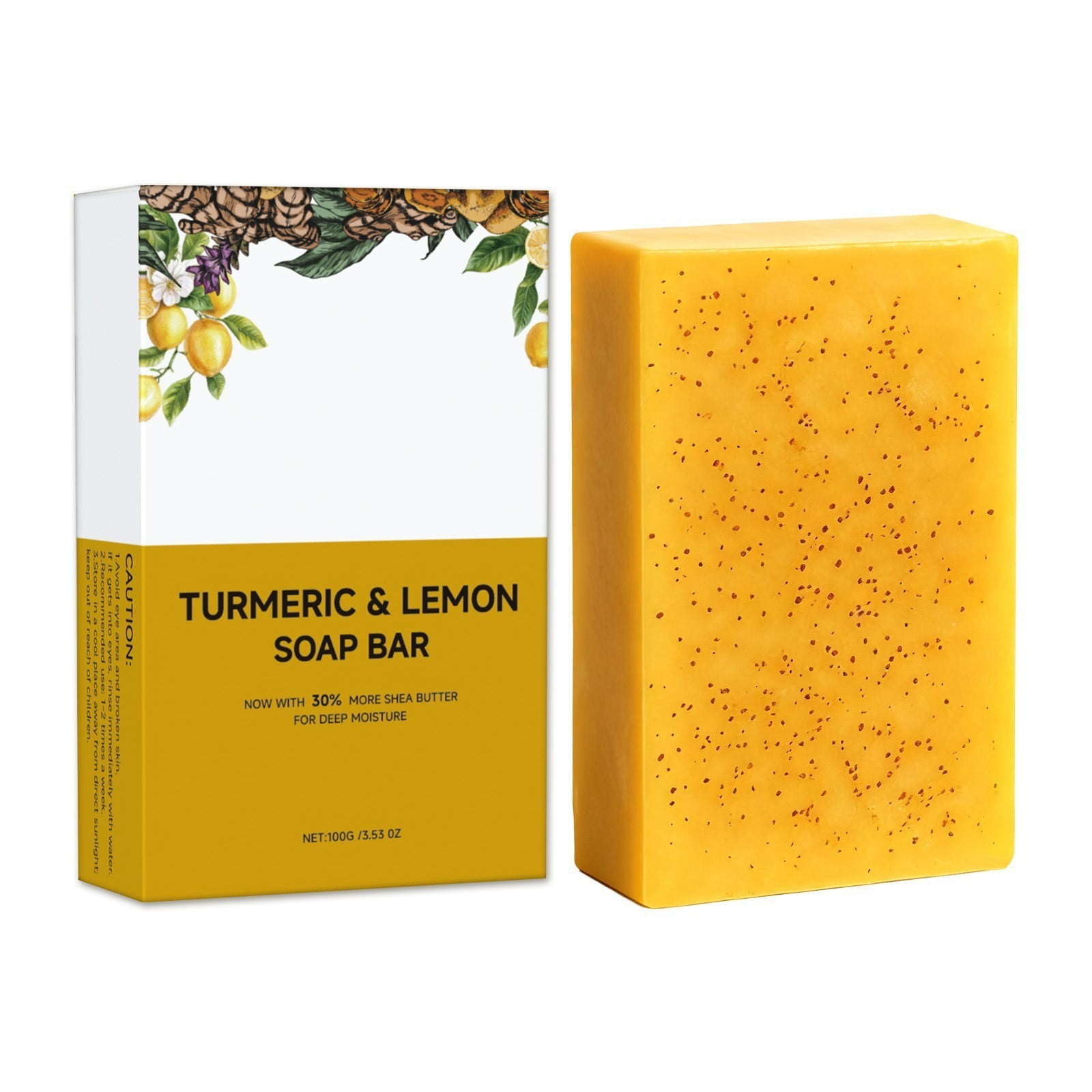 Turmeric and Lemon Soap Bar, Turmeric Soap Bar for Dark Spot Removal ...