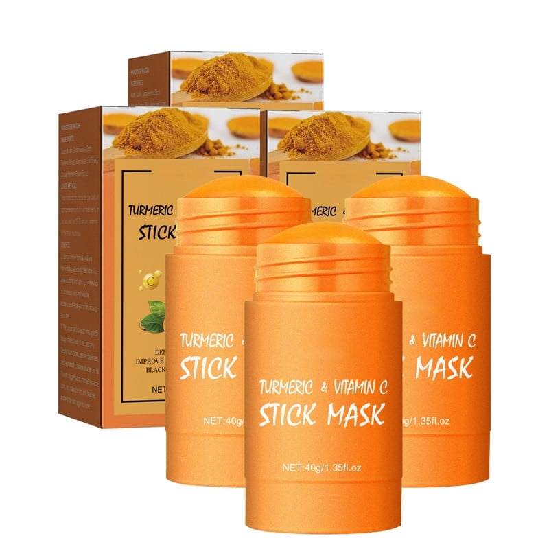 Turmeric Mask Stick, Detox Clay Face Mask, Reduce Acne and Scars Mask ...