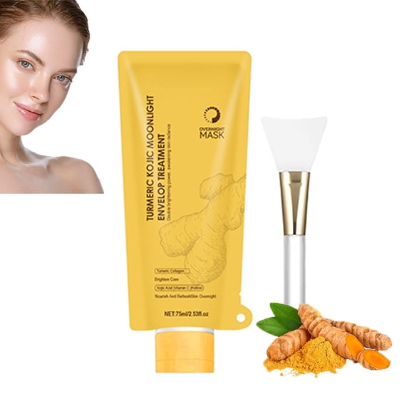 Turmeric Night Wrapping Mask, Collagen Night Wrapping Mask, Deep ...