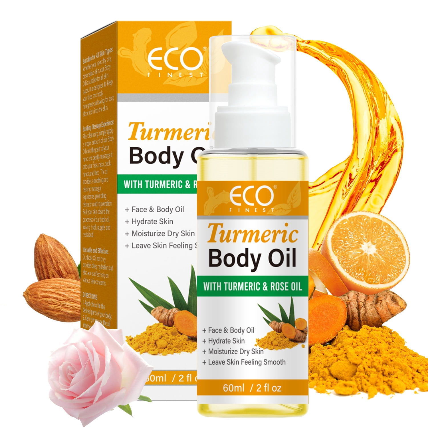Turmeric Oil for Skin, Soft 7 Turmeric Oil, Natural Moisturizing ...