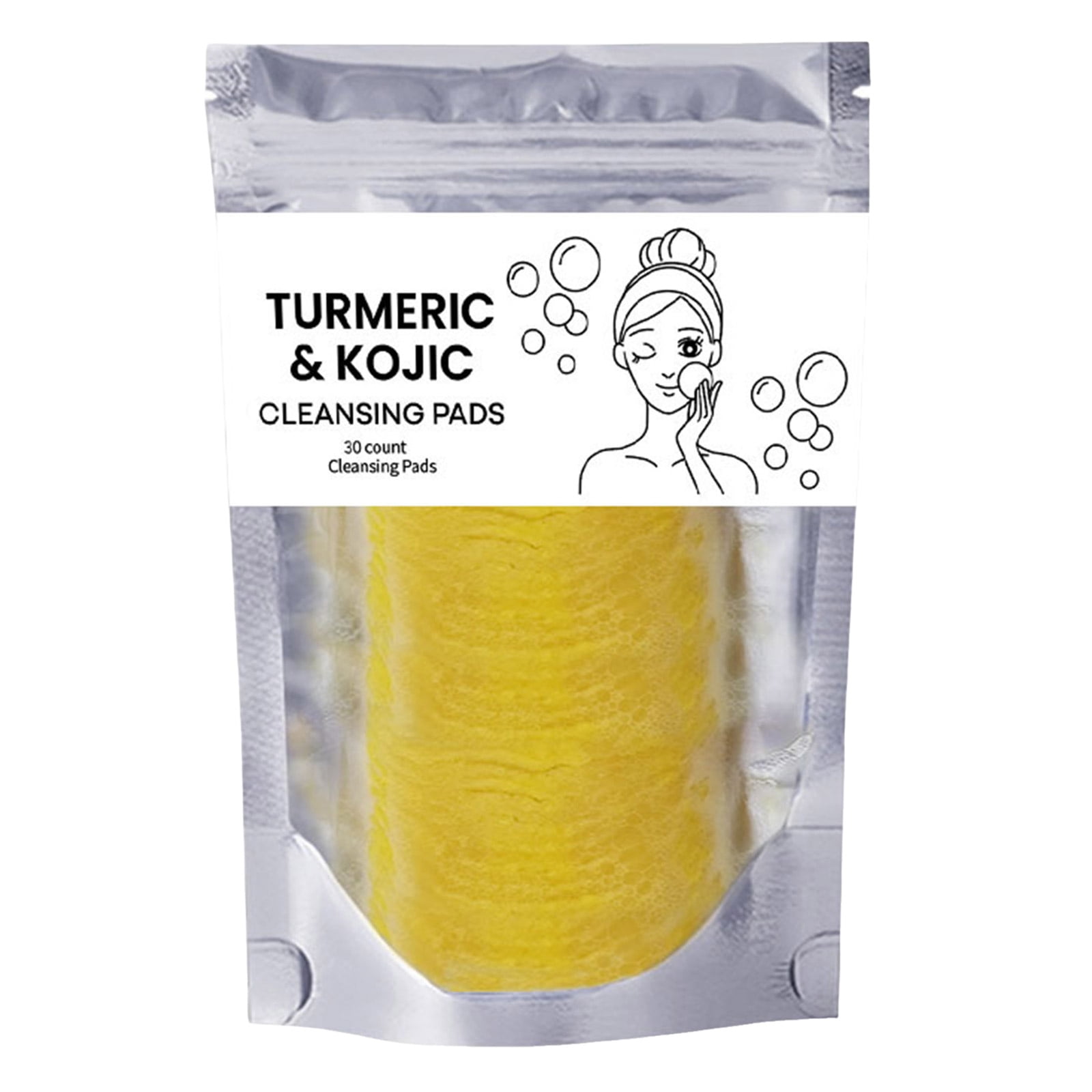 Turmeric-Powered Kojic Acid Pads: Exfoliate for Radiance, Glow & Tone ...