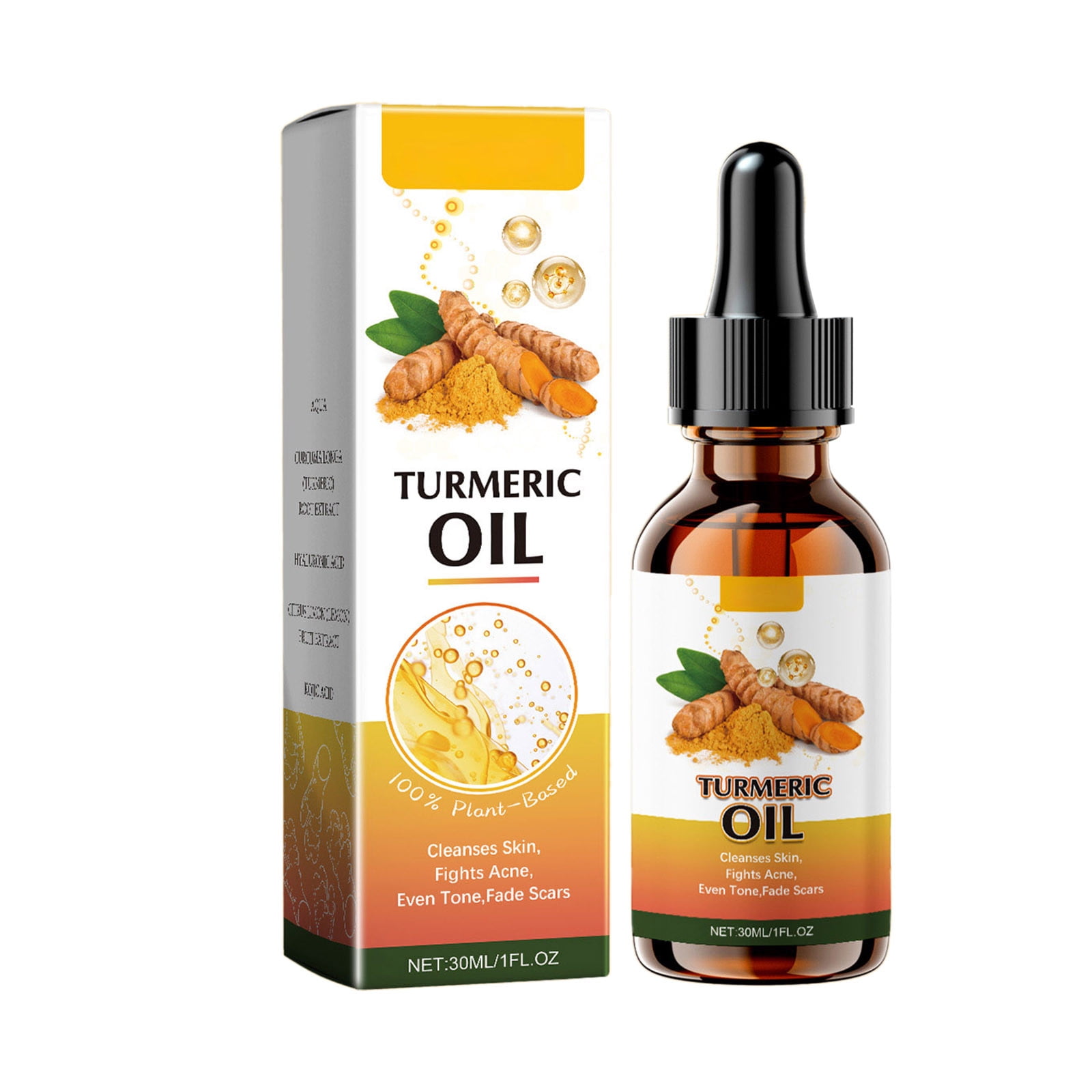 Turmeric Serum for Face & Body - All Natural Turmeric Skin Oil for Dark ...