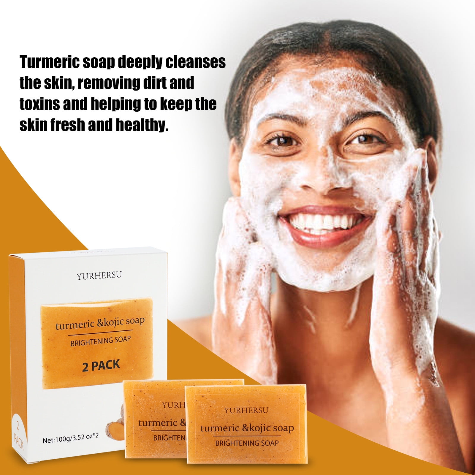 Turmeric Soap Bar, Lemon Turmeric Soap Kojic Acid Soap for Dark Spots ... Turmeric Soap Bar, Lemon Turmeric Soap Kojic Acid Soap for Dark Spots ...