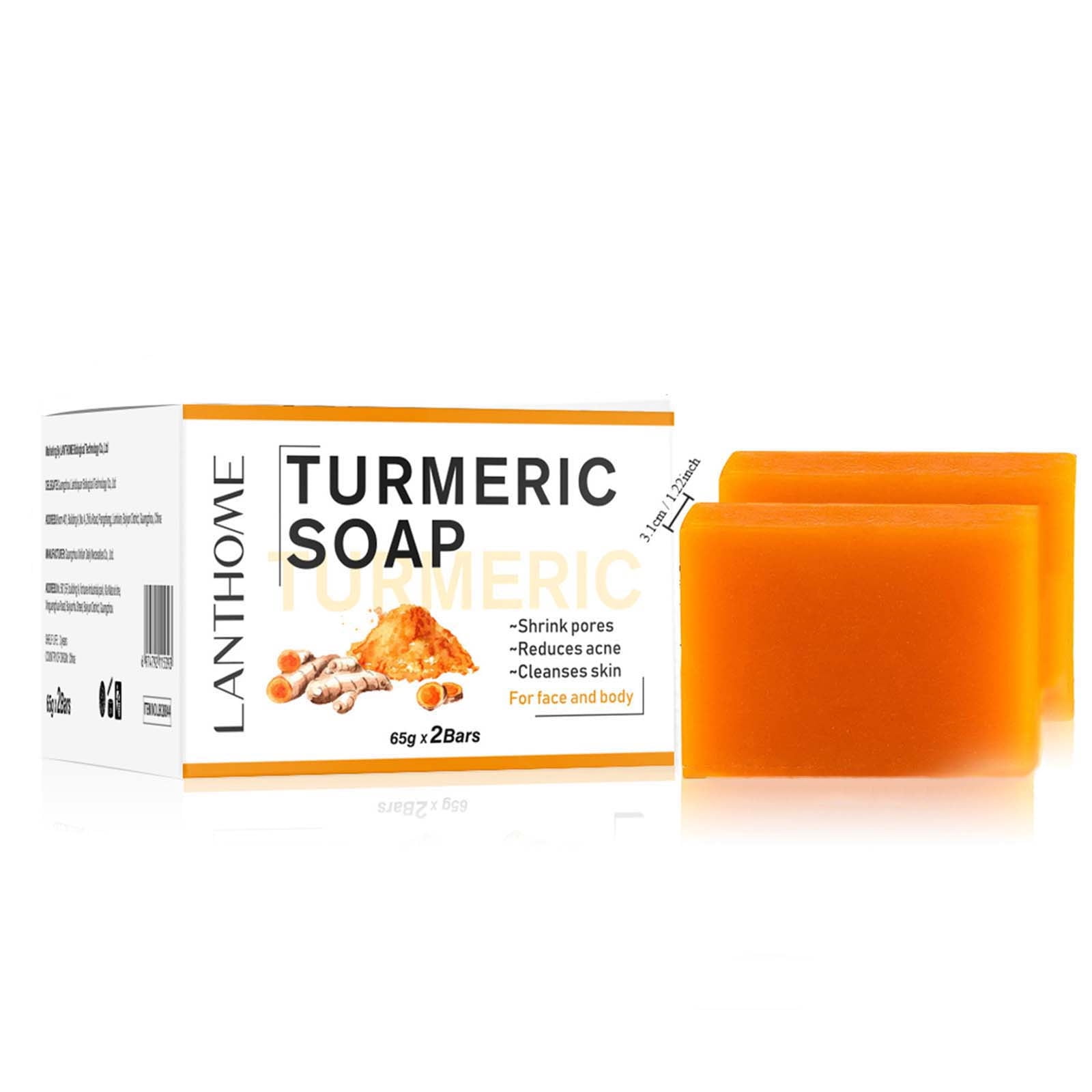 Turmeric Soapfade Pimple Marksbrighten Complexionsoapessential Oil Soap ...