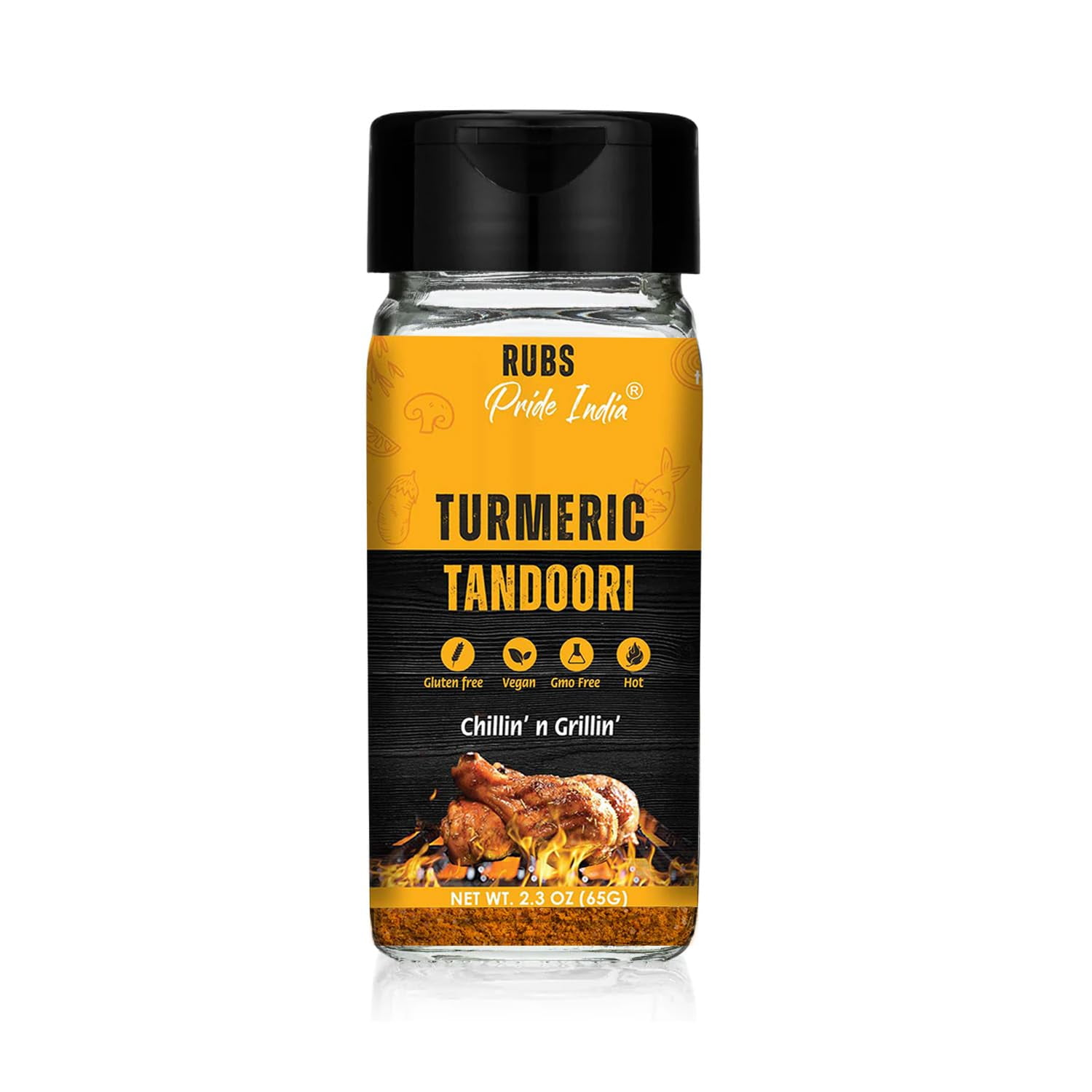Pride of India Turmeric Tandoori Rub | Bold Smoky Golden Flavor ...