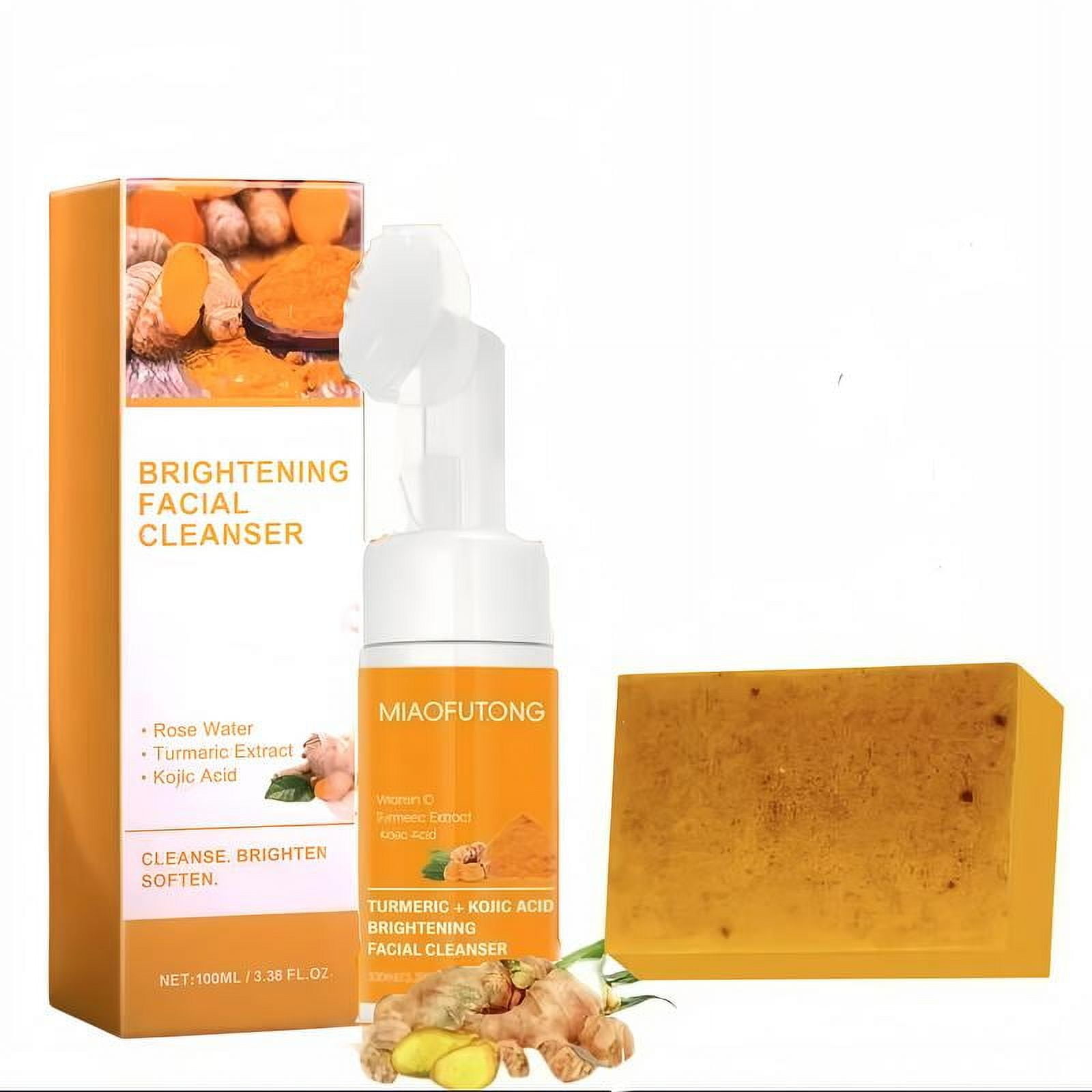 Turmeric Wash and Care two PieceSetTurmericCleansing Mousse, Turmeric ...