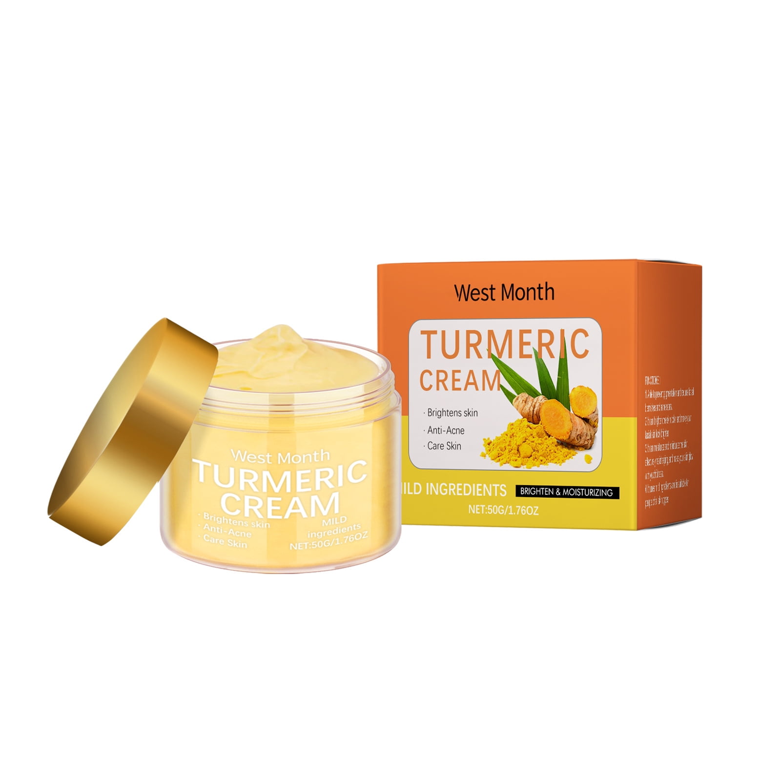 Turmeric moisturizing face cream brightens skin tone, moisturizes ...