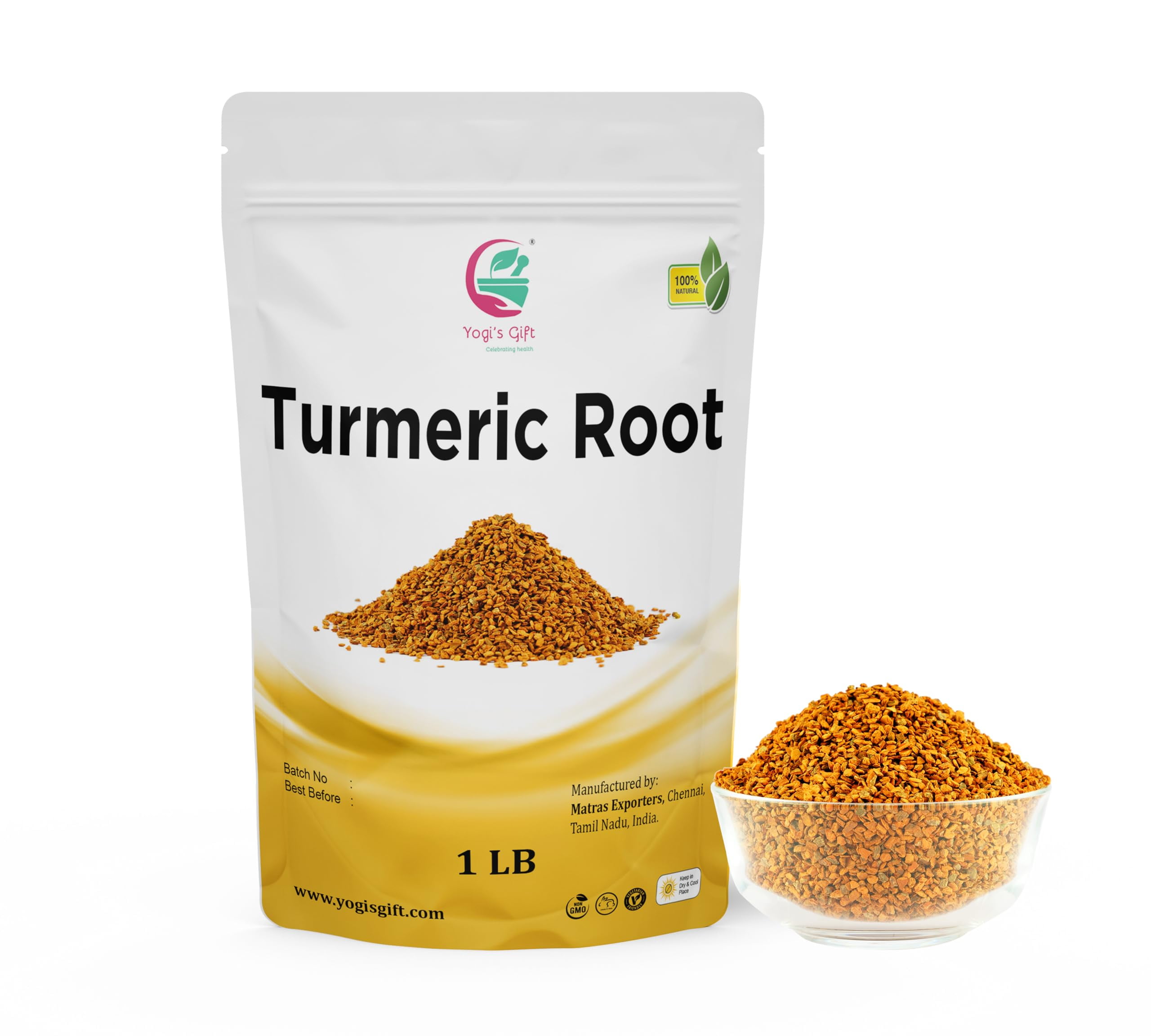 Turmeric root 1 lb | Cut and Sifted Dried Turmeric Pieces | Flavourful ...