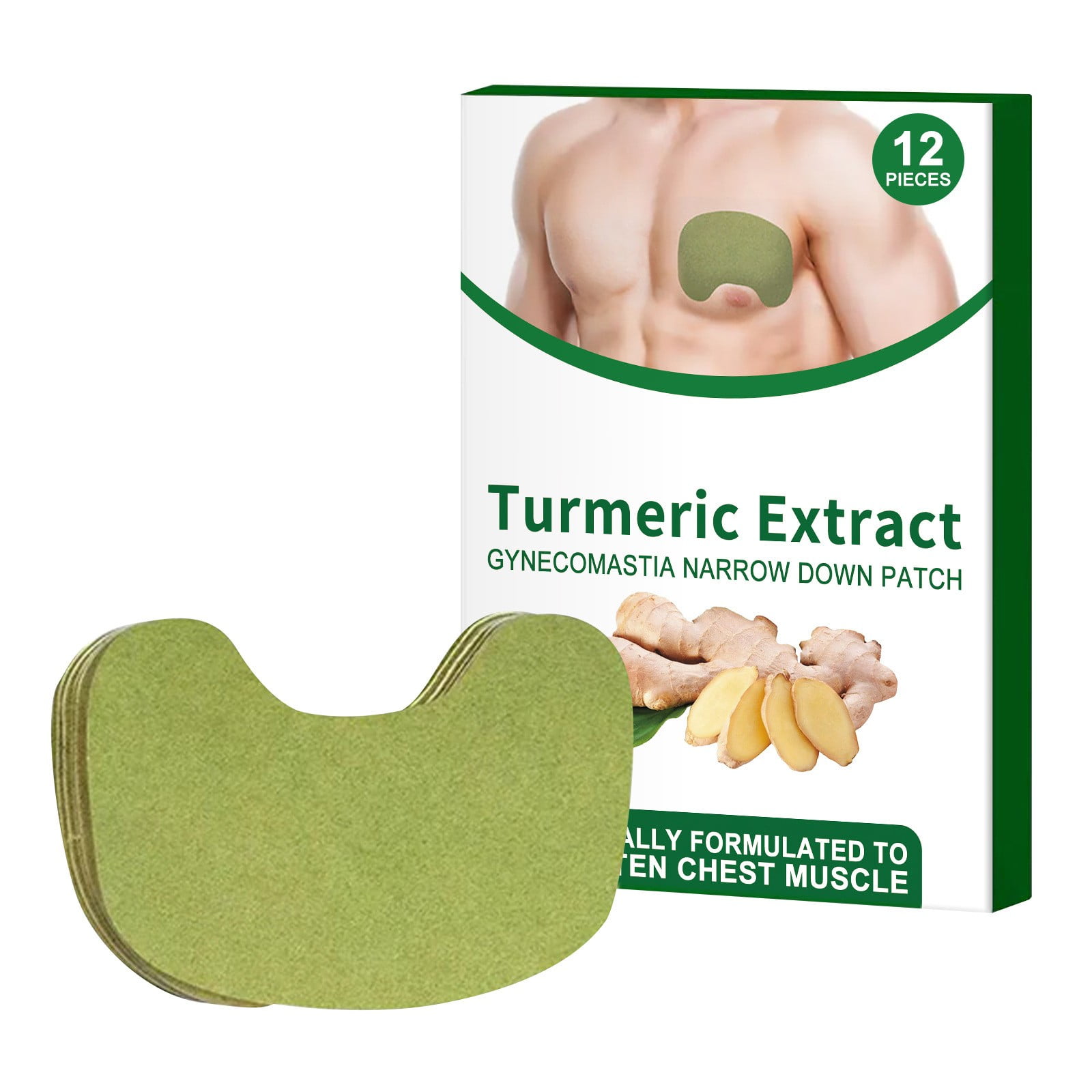 TurmericMax GynoEase SoothePatch TurmericMax Gynecomastia Compress ...
