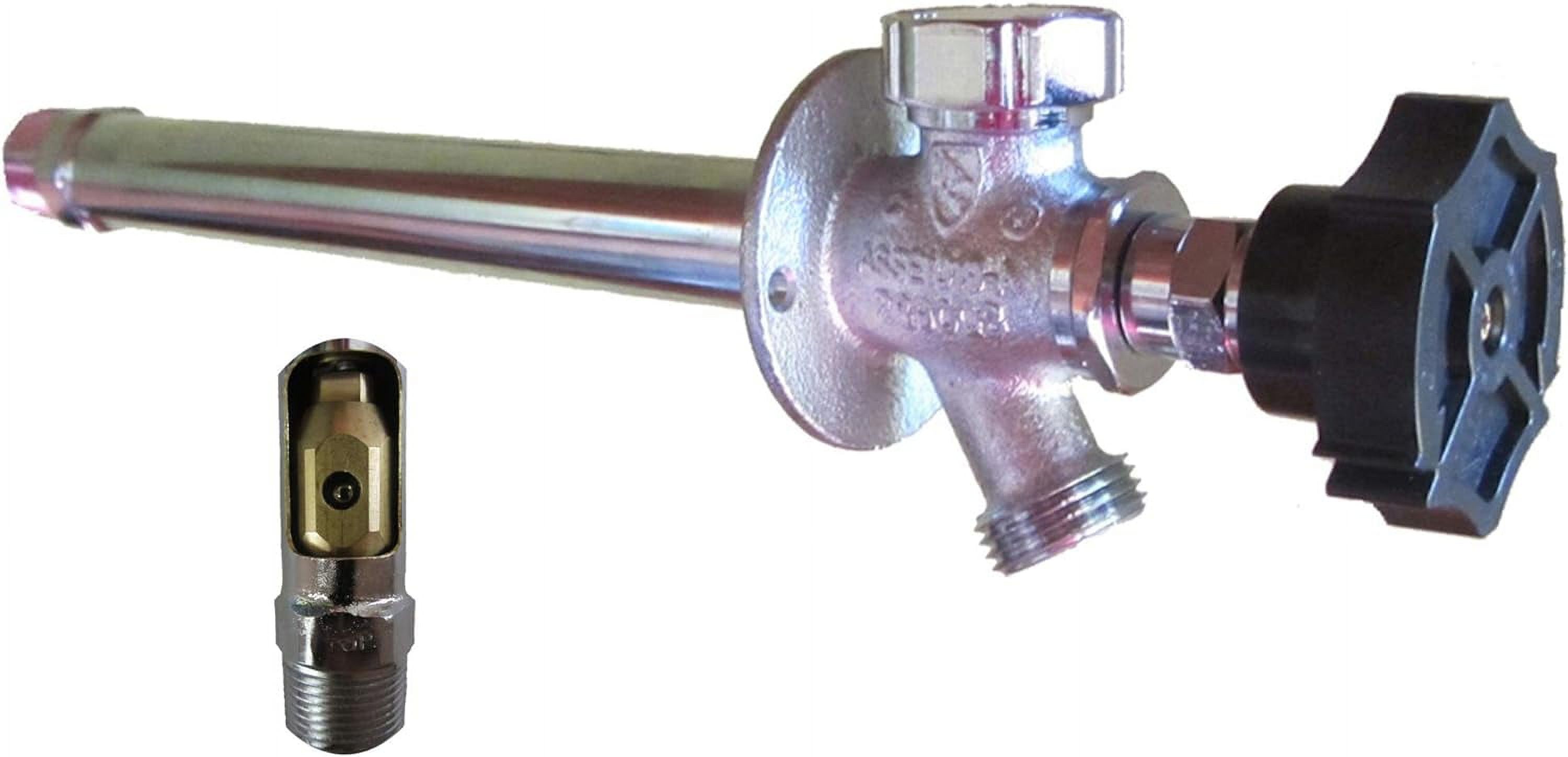 ¼-Turn Ball Valve Frost Proof Sillcock; 14" Wall Thickness; 3/4" m.p.t ...