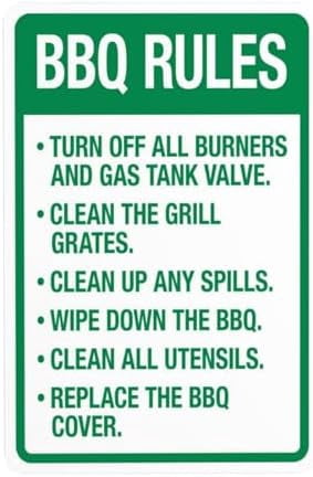 Turn Off All Burners And Gas Tank Valve Clean The Grill Grates Wipe ...