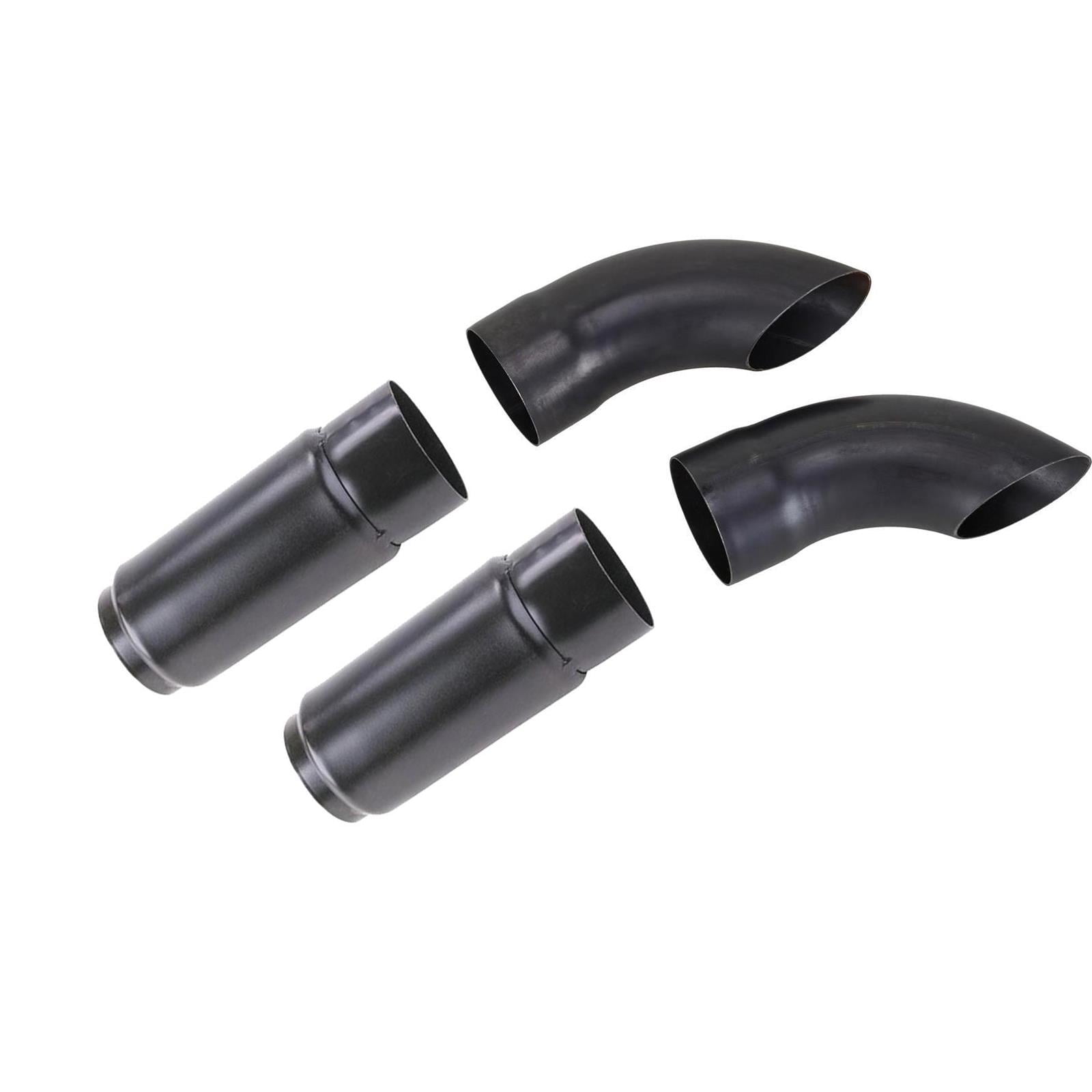 Turn-Down/Kickout Tail Pipe Tips and Shorty Mufflers, 3-1/2 Inch O.D ...