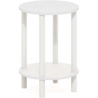 Turn-N-Tube Haydn End Table, White/White - Walmart.com