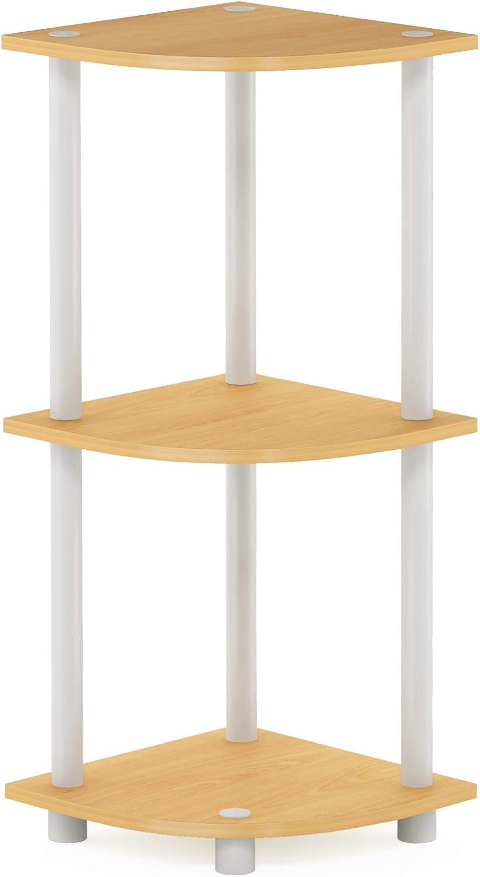Turn-N-Tube 3-Tier Corner Display Rack Multipurpose Shelving Unit ...