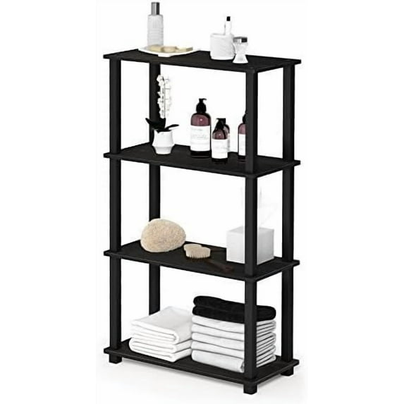 Turn-N-Tube 4-Tier Multipurpose Shelf Display Rack, Square Tube ...
