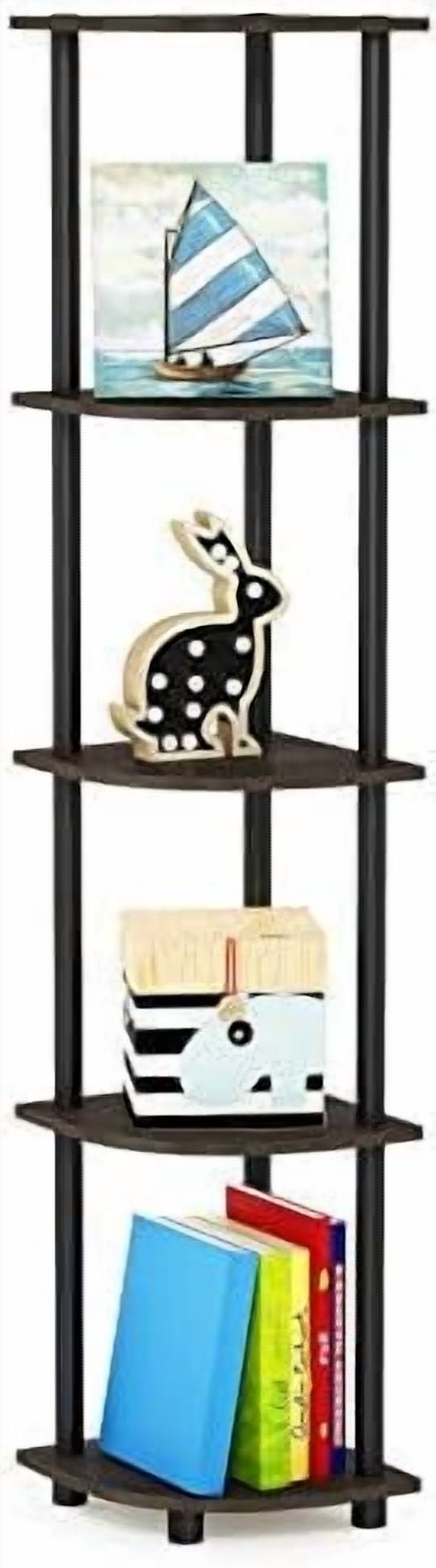 Turn-N-Tube 5 Tier Corner Display Rack Multipurpose Shelving Unit, 1 ...