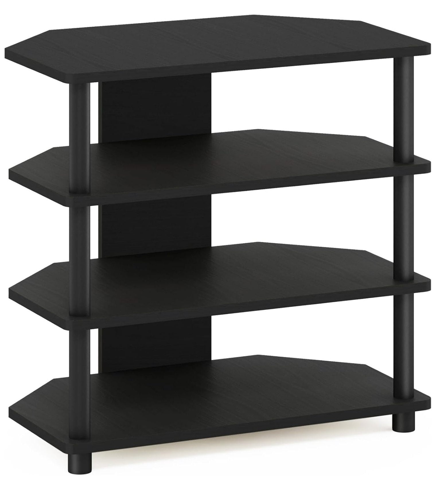 Turn-N-Tube Easy Assembly 4-Tier Petite Entertainment Center / TV Stand ...