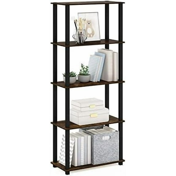 Turn-S-Tube 5-Tier Multipurpose Shelf Display Rack with Square Tubes ...
